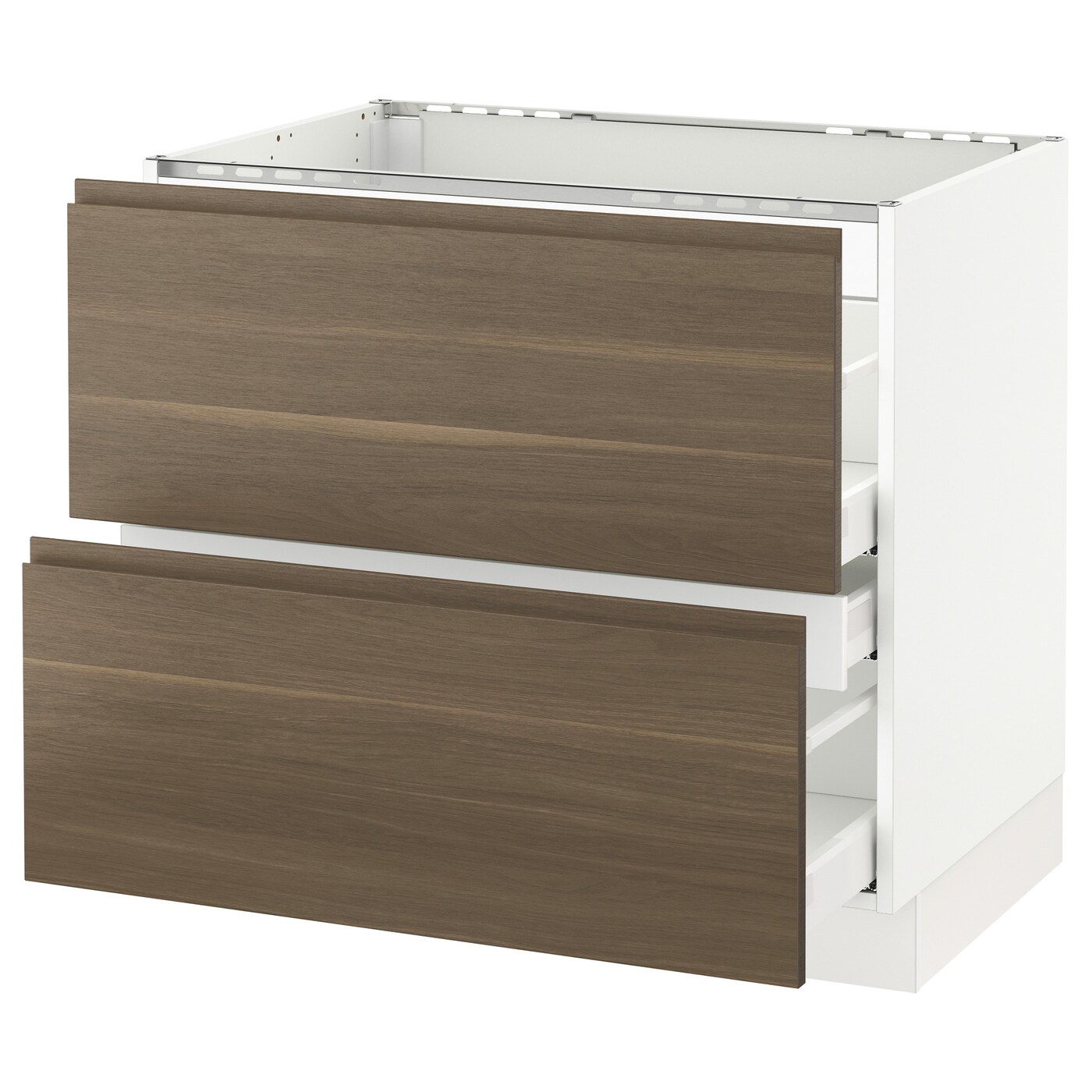 РАЗДЕЛ Нижний шкаф с варочной панелью и 3 ящиками белый орех Максимера Воксторп 891 591 81